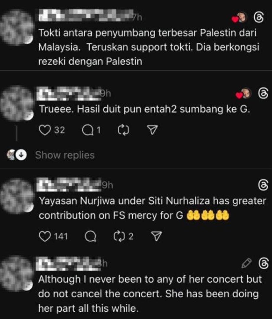 Ada Yang Suruh Batalkan Konsert, Netizen Pertahankan Siti Nurhaliza ...